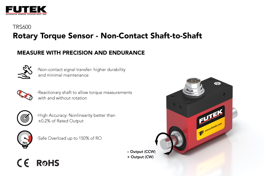 TRS600 Rotary Torque Sensor - Non contact shaft to shaft: FSH02730
