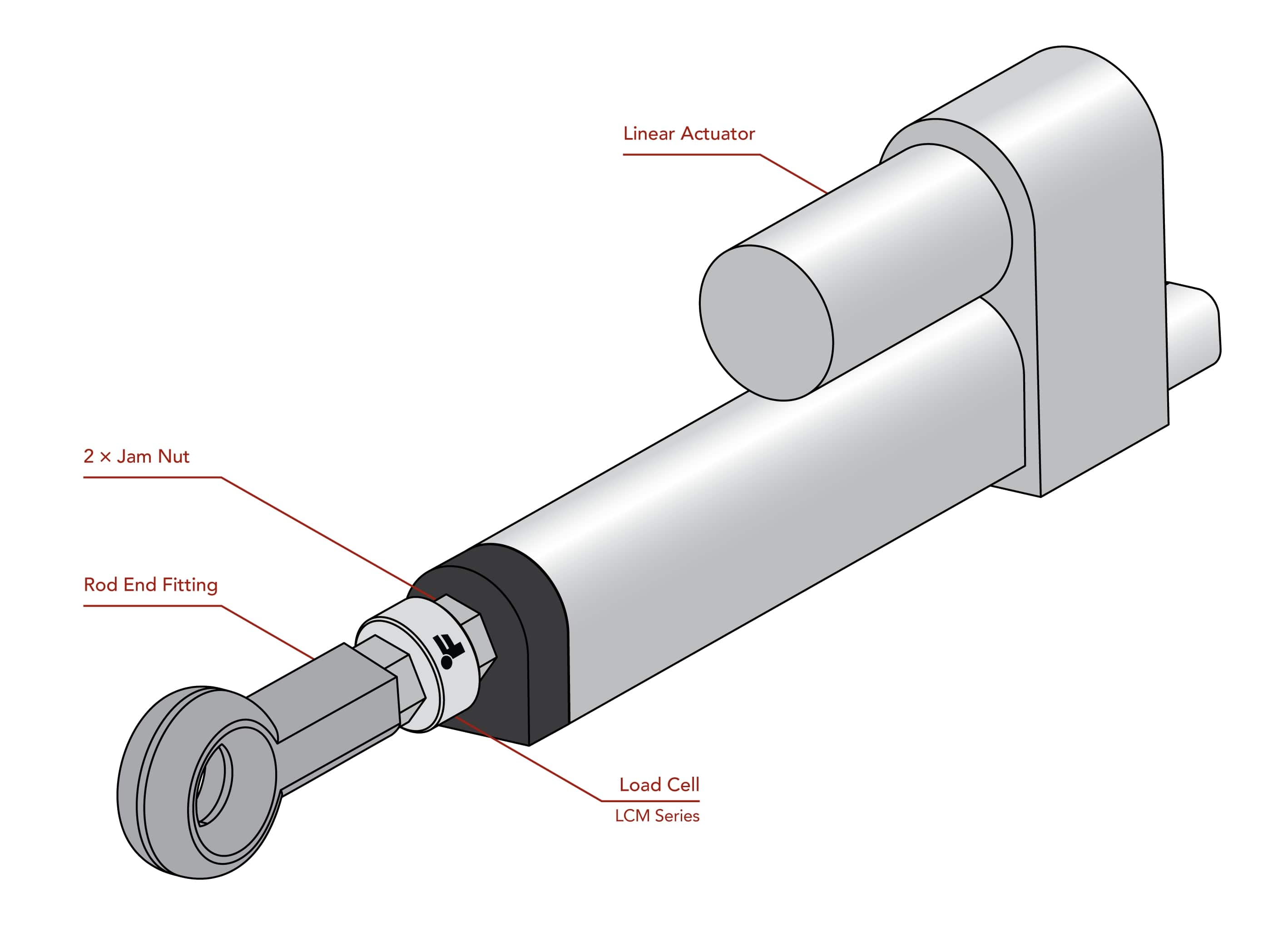 LCM375 In Line Load Cell: QSH02321